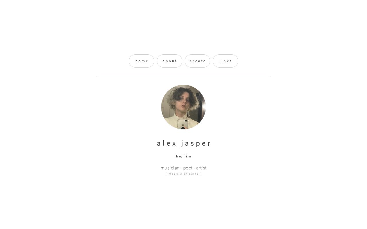 alex jasper's page